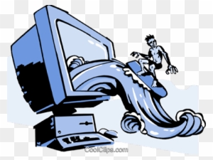 Surfer Clipart Clip Art - Surfing The Internet Clipart - Free ...
