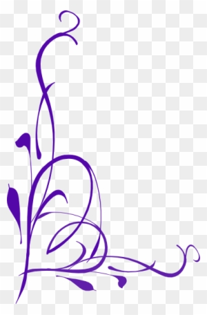 Purple Swirl Border