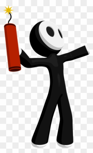 Character Mascot Throwing Dynamite - Character Mascot Throwing Dynamite ...