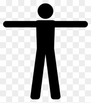 Vector Drawing Of Stretched Out Arm - Silhouette Of A Hand - Full Size ...