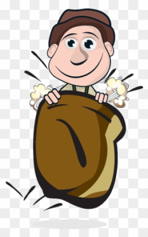 Sams Sackrace Character 1 Copy - Potato Sack Race Png - Free ...