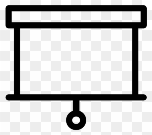 Screens Business Powerpoint Projecting Png Svg - Projector Screen Clip ...