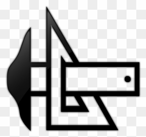 Architect Tools Icon Black - Hand Drafting Logo Png - Free Transparent ...