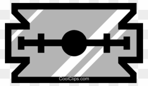 Razor Blade Royalty Free Vector Clip Art Illustration - Cross - Free ...