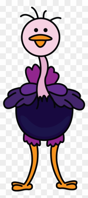 Common Ostrich Cartoon Drawing - Ostrich Cartoon Drawing - Free ...