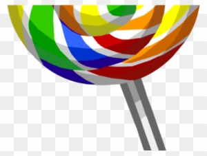 Lollipop Clipart One - Rainbow Lollipop Png - Free Transparent PNG ...