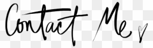 Contact - Calligraphy - Free Transparent PNG Clipart Images Download