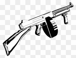 Tommy Gun By Kingelvag On Deviantart - Firearm - Free Transparent PNG ...