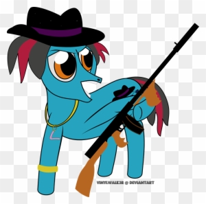 Try At New Pose Gangster Pony Vinylwalk On Deviantart - Cartoon - Free ...