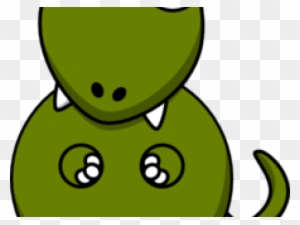 Big Eye Dinosaur Clip Art At Clker - Tea Rex Dinosaur Shower Curtain ...