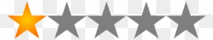 1-5 Star Rating - 1-5 Star Rating - Free Transparent PNG Clipart Images ...