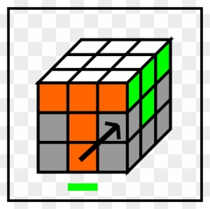 Open - Rubix Cube Blue Side - Free Transparent PNG Clipart Images Download