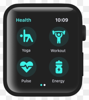 Apple Watch With Icons Showing - Smartphone - Free Transparent PNG ...