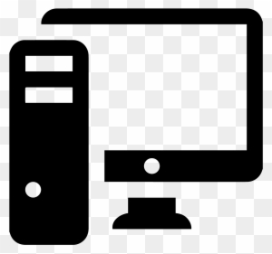 Computer Icon Vector Png - Computer Science Clipart Black And White ...