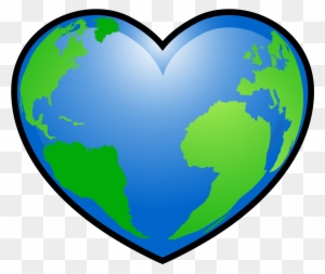 Heart Globe Clip Art
