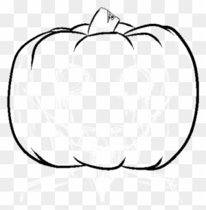 Tall Pumpkin Outline Clipart Food