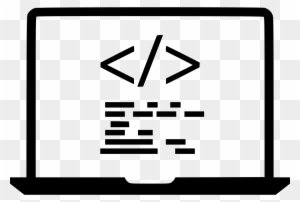 Code Laptop Coding Ming Comments - Coding Laptop Icon - Free ...