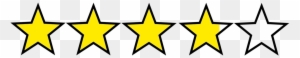 Planetbase-stars - Four And A Half Star - Free Transparent PNG Clipart ...