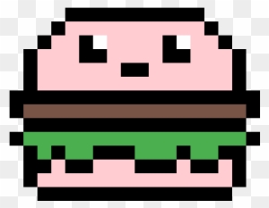 Booger Patty - Pixel Art Burger - Full Size PNG Clipart Images Download