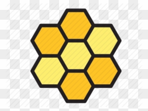 Hexagon Clipart Bee - Beehive Pattern Icon - Free Transparent PNG ...
