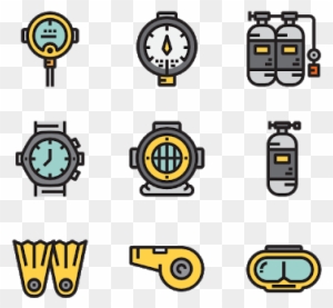 Scuba Diving Sign Vector - Sliding Icon - Free Transparent PNG Clipart ...