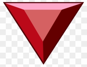 Gemstone Clipart Red Gem - Red Triangle Gem - Free Transparent PNG ...