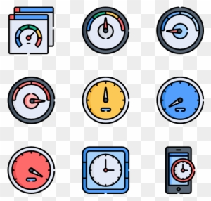 Speedometer & Time - Circle - Free Transparent PNG Clipart Images Download
