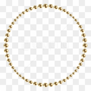 Free Png Download Round Beads Border Frame Clipart - Free Transparent ...