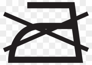 Do Not Iron Symbol - Free Transparent PNG Clipart Images Download