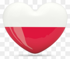 Heart,flag,poland,polish Of Poland - Heart - Free Transparent PNG ...