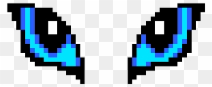 Blue Cat Eyes - Pixel Art Eye - Free Transparent PNG Clipart Images ...