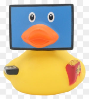 Tv Duck - Rubber Duck - Free Transparent PNG Clipart Images Download