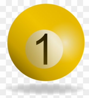 1 - Pool Ball 1 - Free Transparent PNG Clipart Images Download