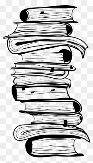 Stack Of Books Wall Sticker - Cartoon Books - Free Transparent PNG ...