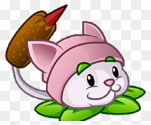 Bush Clipart Cat Tail Plant - Plants Vs Zombies Cattail Gif - Free ...