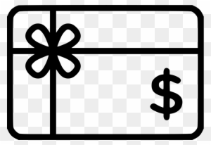 Gift Certificate Icon - White Gift Certificate Icon Png - Full Size PNG ...