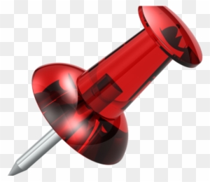 Pushpin Push Pin Office Pin Red Tack Thumb - Pin Png - Free Transparent ...