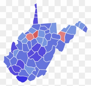 Wv - West Virginia State Senate Map - Free Transparent PNG Clipart ...