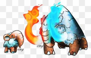 Fire Starter Fakemon By Lunadoptions - Fire Dark Type Fakemon - Free ...