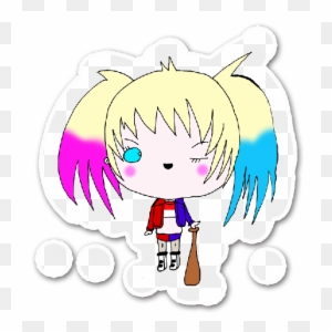 “harley Quinn” Stickers Set For Telegram - Harley Quinn Drawing Easy ...