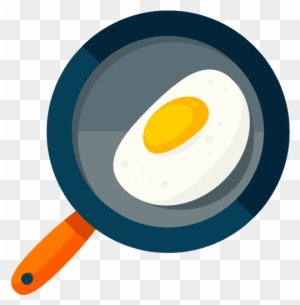 Clip Free Stock Fried Clipart Kitchen Tool - Egg On Pan Cartoon - Free ...