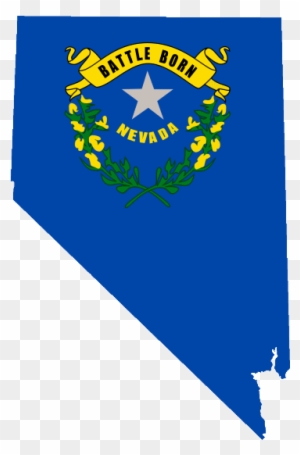 Flag Map Of Nevada Drapeau Clipart - Flag Of Nevada - Full Size PNG ...