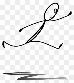 Al Jumping - Jumping Stick Figure Transparent - Free Transparent PNG ...