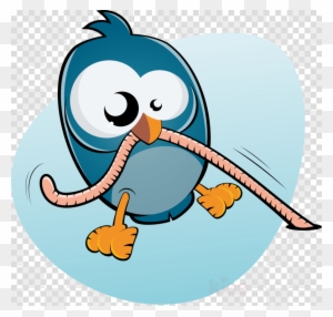 Cartoon Bird And Worm Clipart Bird Worm - Clip Art Early Bird - Free ...