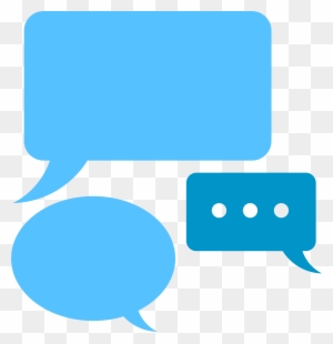 1692 X 1751 5 - Blue Word Bubble - Free Transparent PNG Clipart Images ...