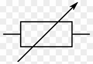 Variable - Clipart - Linear Resistor Symbol - Free Transparent PNG ...