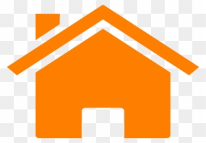 Coroflot - Home Button Icon Orange - Free Transparent PNG Clipart ...
