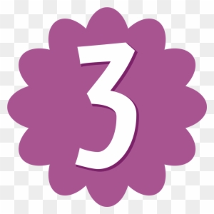 Number - Red Number 3 Png - Free Transparent PNG Clipart Images Download