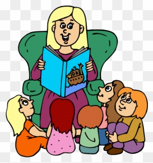 Reading-aloud Clipart Image - Listen To A Story - Free Transparent PNG ...