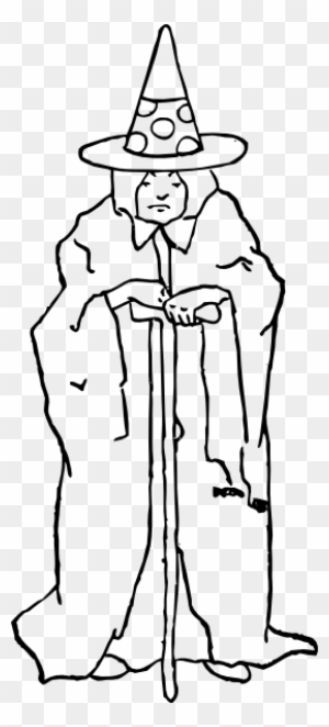 Witch Outline, Transparent PNG Clipart Images Free Download - ClipartMax